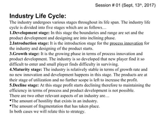 Fourth lecture industry analysis | PPT