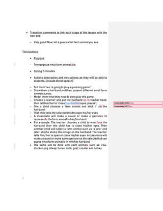 Fourth lesson plan | PDF