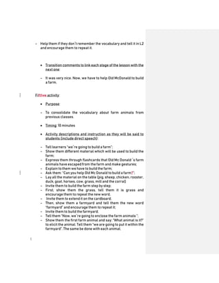 Fourth lesson plan | PDF