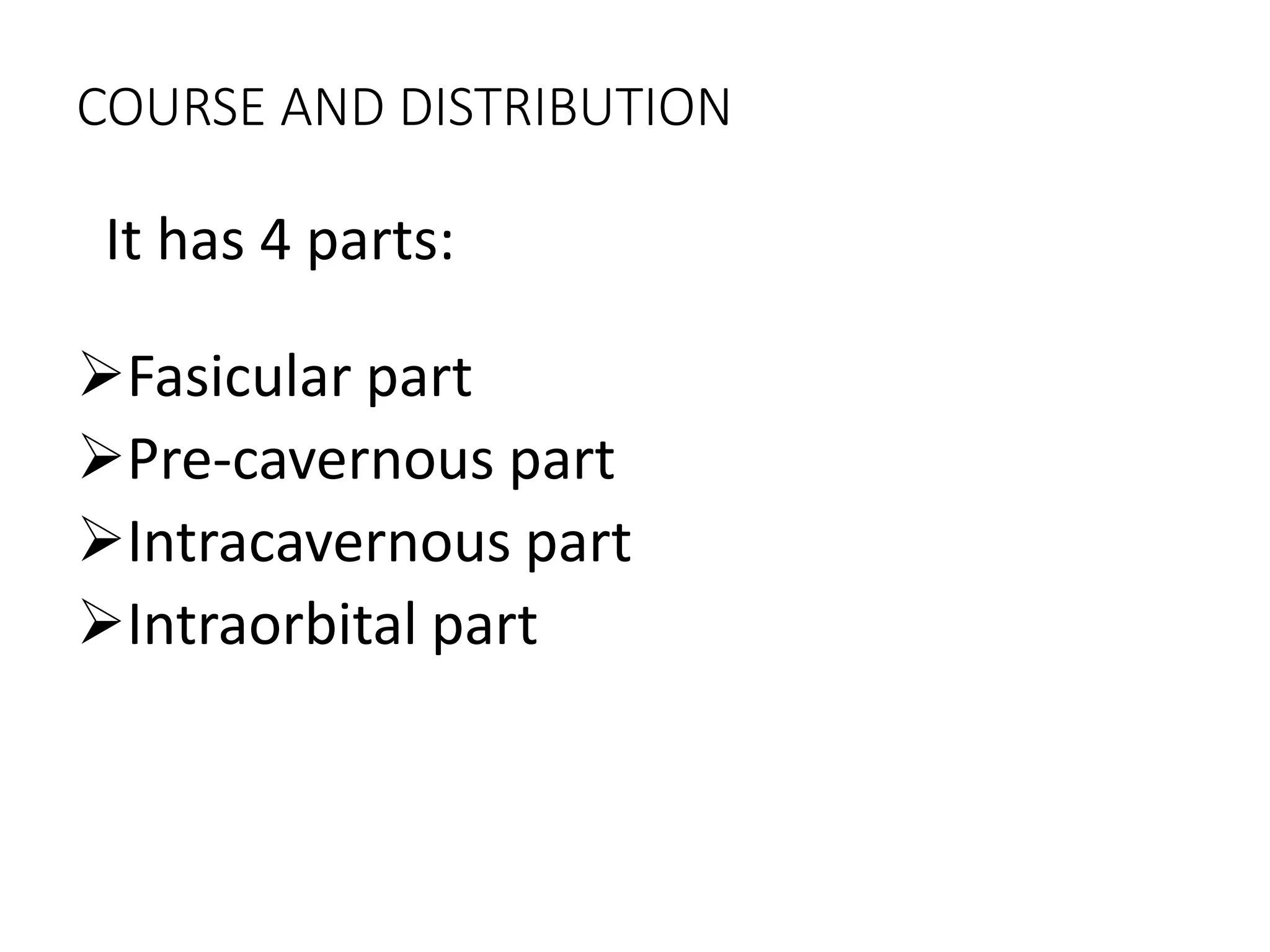 Anatomy of Fourth and sixth cranial nerve | PPTX