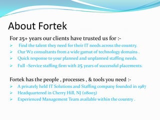 Fourth technologies inc. | PPTX