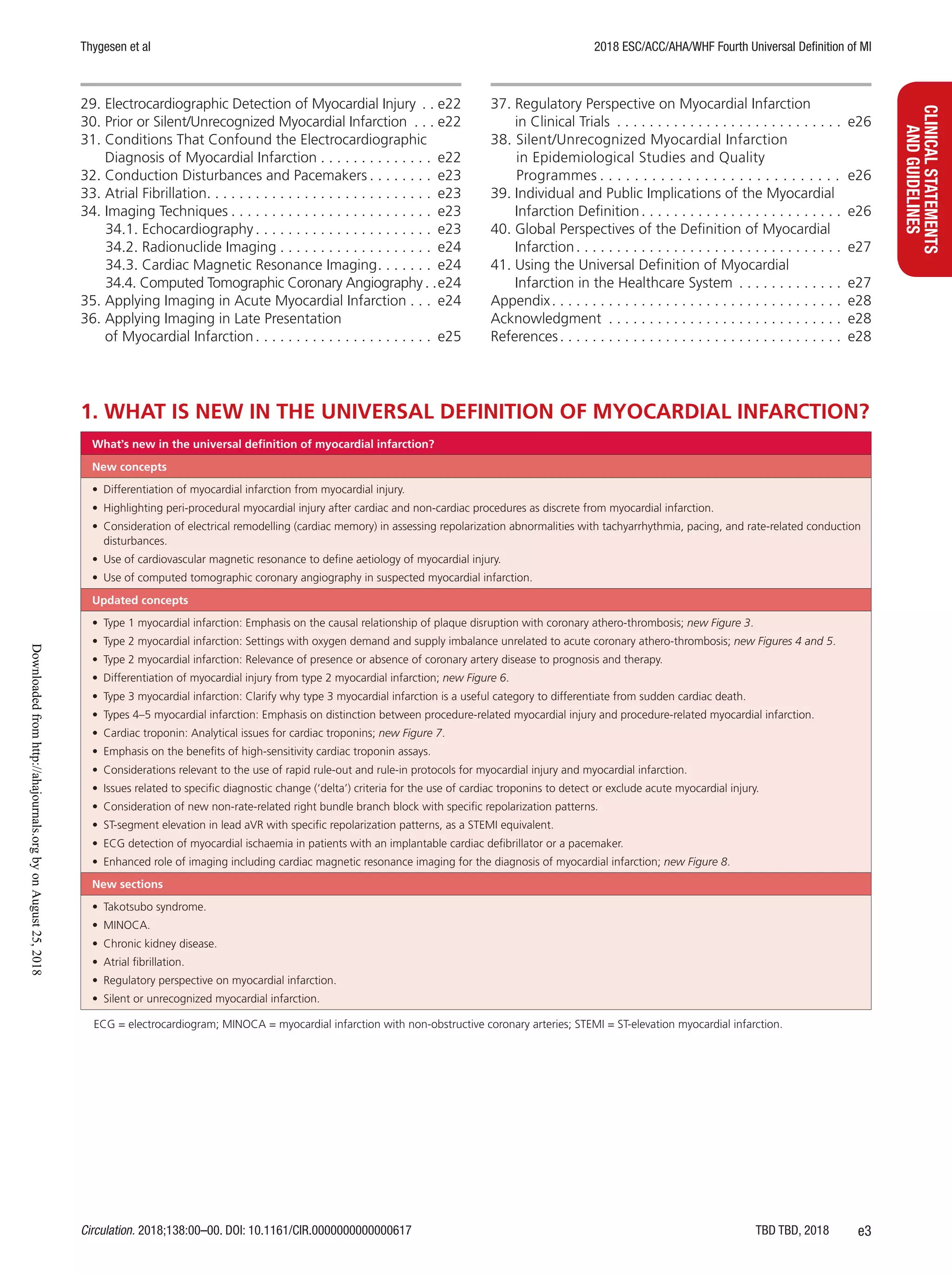 Fourth universal definition of myocardial | PDF