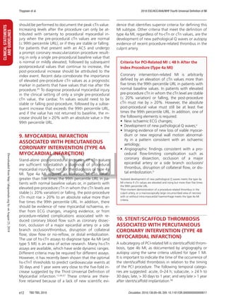 Fourth universal definition of myocardial | PDF