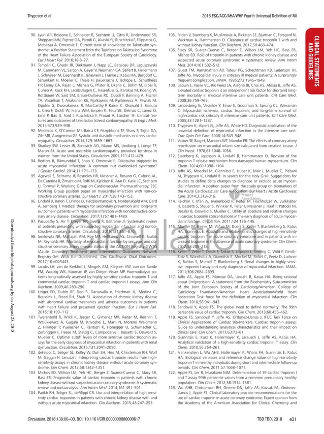 Fourth universal definition of myocardial | PDF | Heart and ...