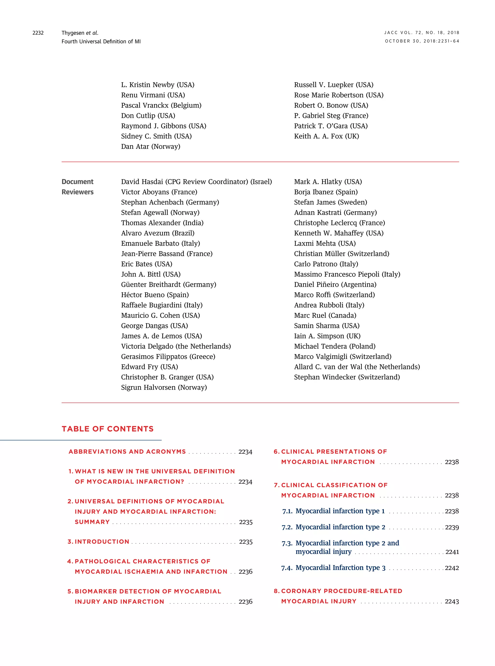Fourth universal definition of myocardial infarction 2018 | PDF | Heart ...