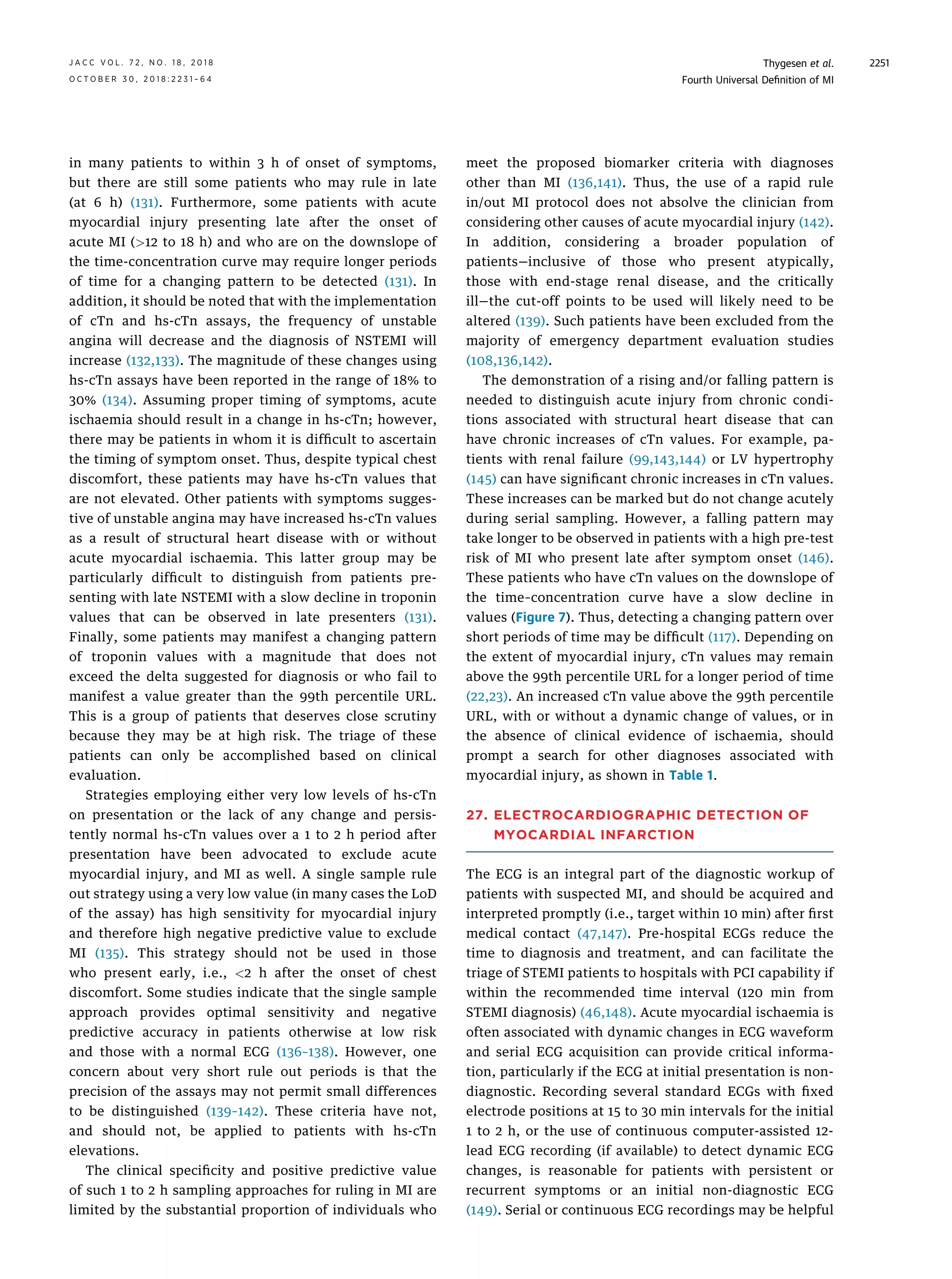 Fourth universal definition of myocardial infarction 2018 | PDF | Heart ...