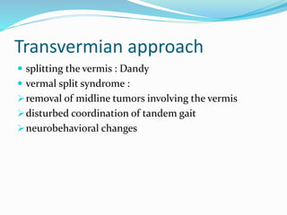 Fourth ventricular tumors | PPTX