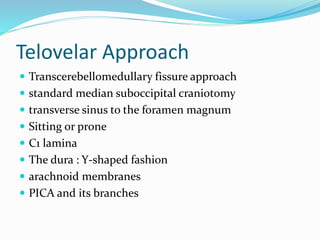 Fourth ventricular tumors | PPTX