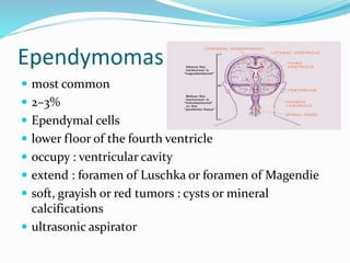 Fourth ventricular tumors | PPTX