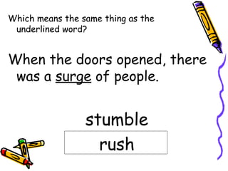 Eye of the Storm Vocabulary PowerPoint | PPT