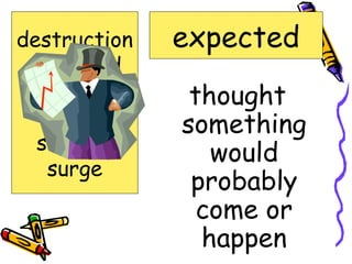 Eye of the Storm Vocabulary PowerPoint | PPT