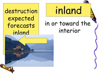 Eye of the Storm Vocabulary PowerPoint | PPT