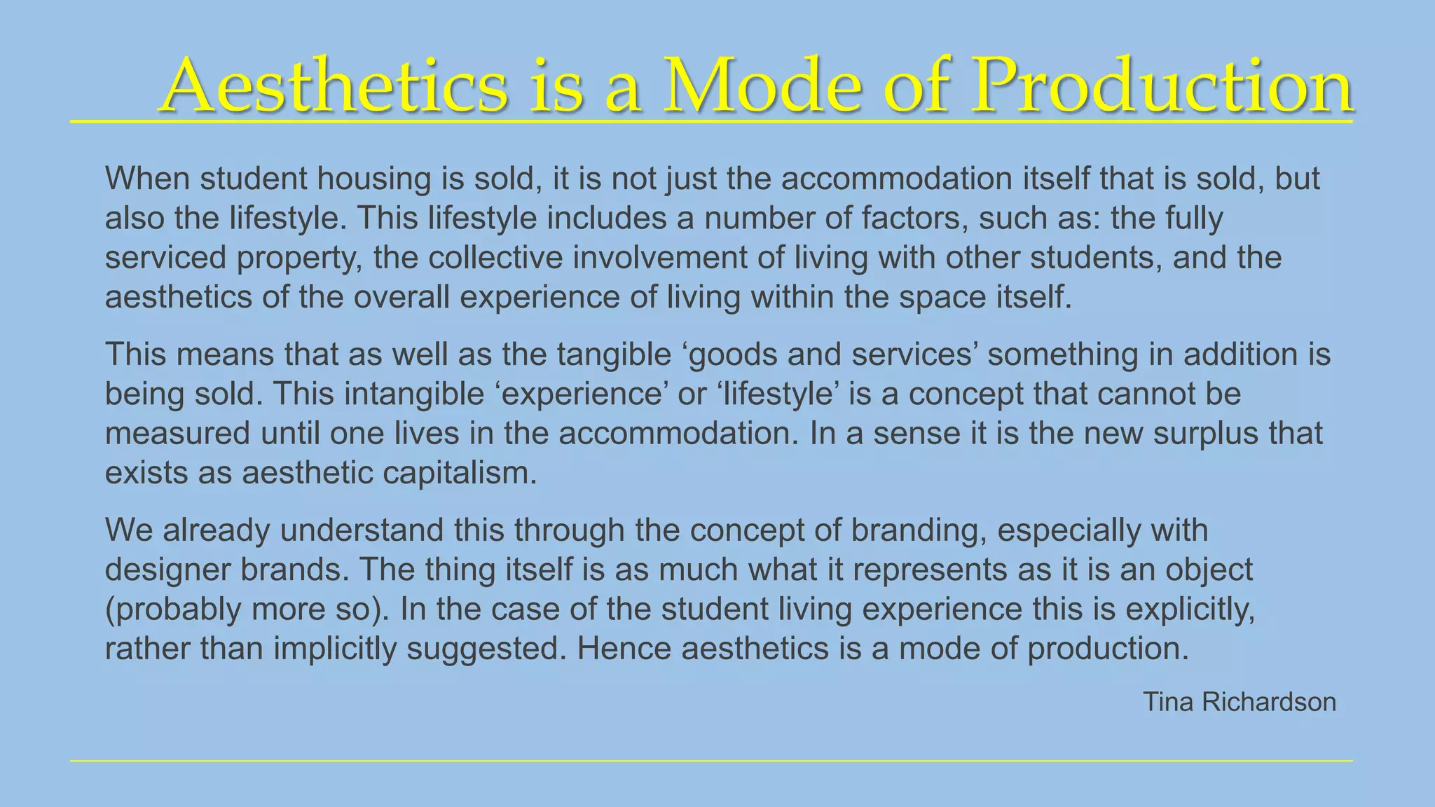 The Studentification of Urban Space | PPTX