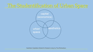 The Studentification of Urban Space | PPTX