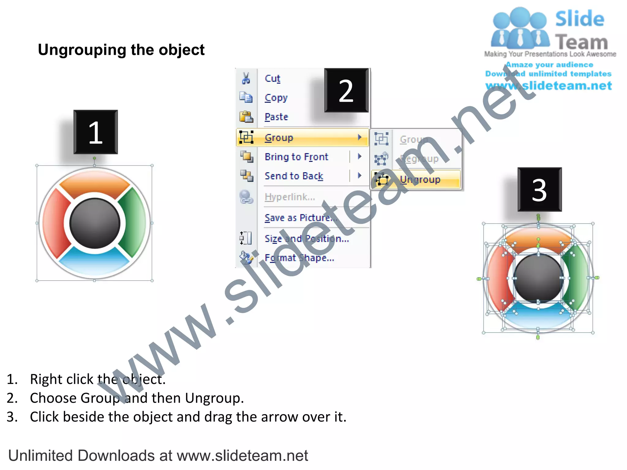 Four turn wheel structure powerpoint diagrame templates 0712 | PDF ...