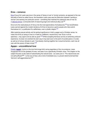 Four type of love | DOCX