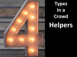Four types in a crowd | PPTX