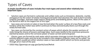 Four types of caves | PPT