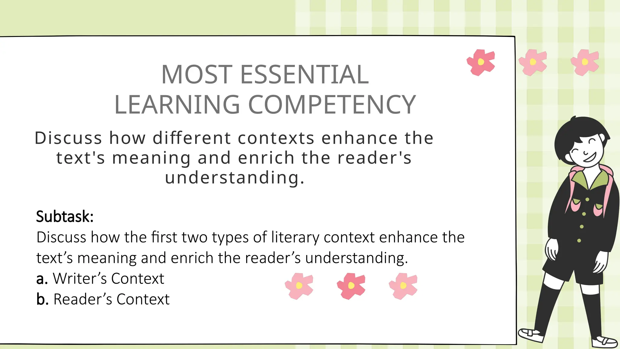 Four Types of Context - 21st Century Literature | PPTX