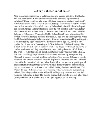 Four Types Of Essays | PDF