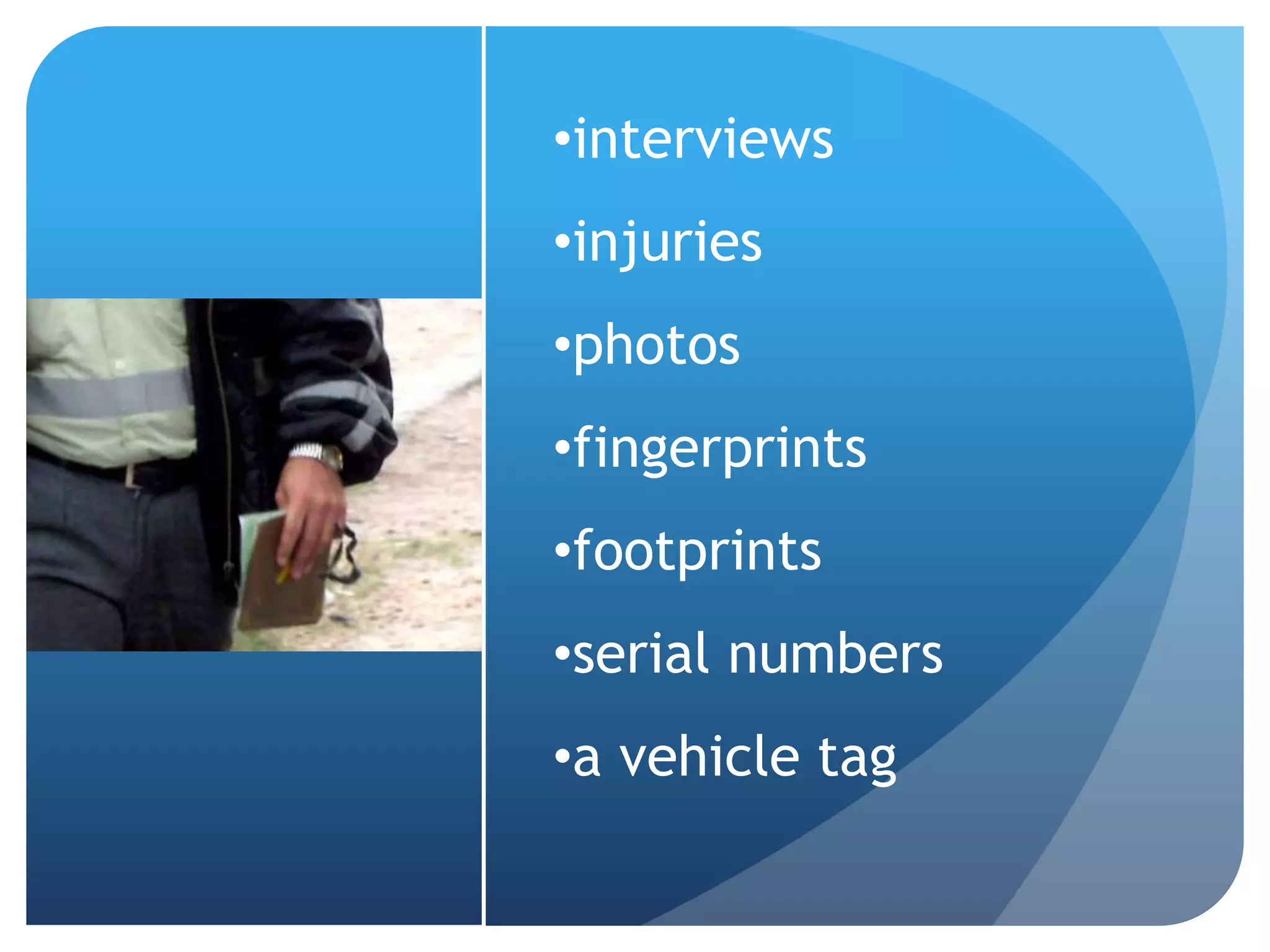 Four Types of Police Reports | PPTX