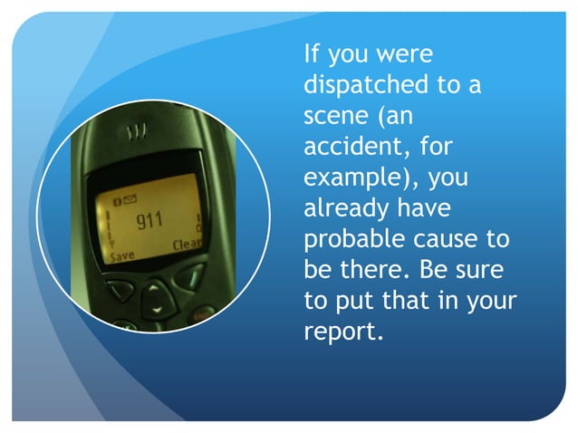 Four Types of Police Reports | PPTX