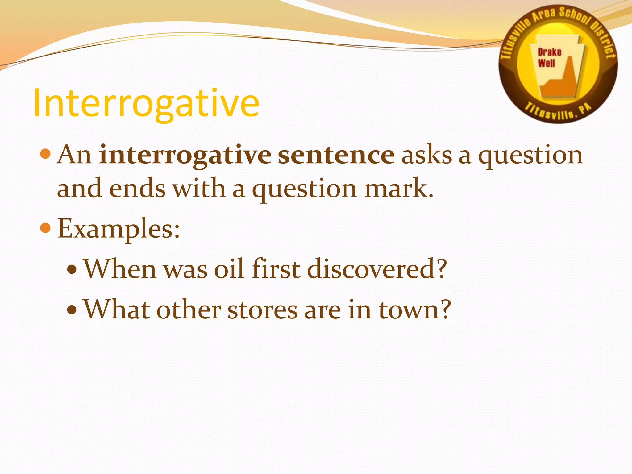 Four types of sentences | PPTX