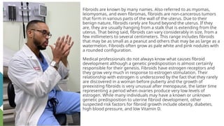 Four Types of Uterine Fibroids: An Overview | PPTX