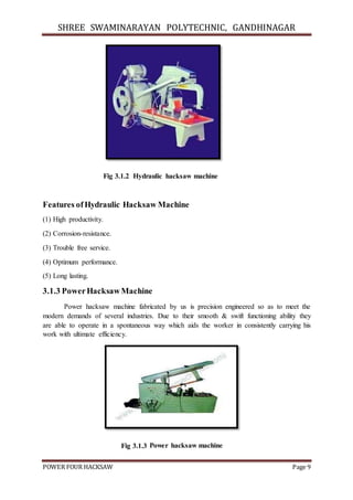 HIGH SPEED 4 WAY HACKSAW | DOCX | Needlework | Arts and Crafts