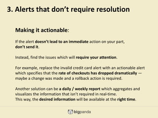 Four ways to combat non actionable alerts | PPT