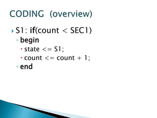 Four way traffic light conrol using Verilog | PPTX | Technology & Computing