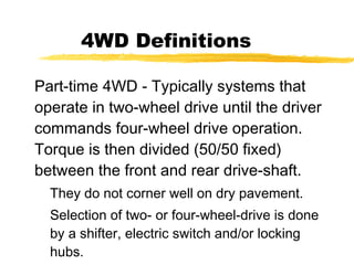 Four-wheel drive | PPS