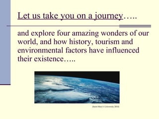 Four Wonders of the World | PPT