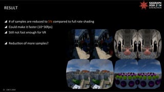 Foveated Ray Tracing for VR on Multiple GPUs | PDF