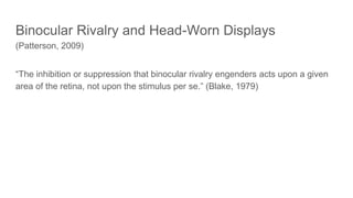 Stereoscopic field of view guidelines | PPT