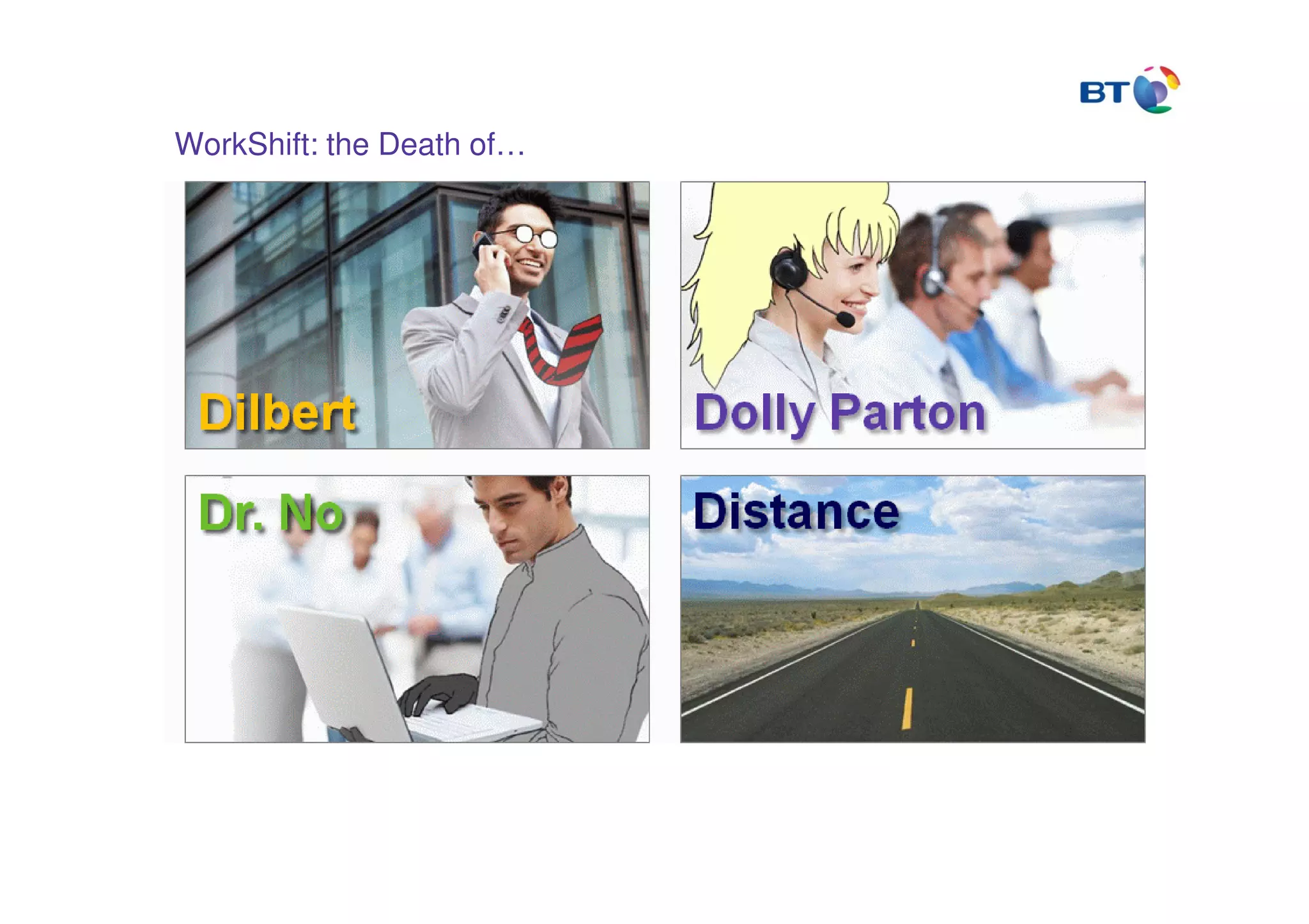 The Death of Dolly, Dilbert, Distance & Dr No: The Future of Work. | PPT