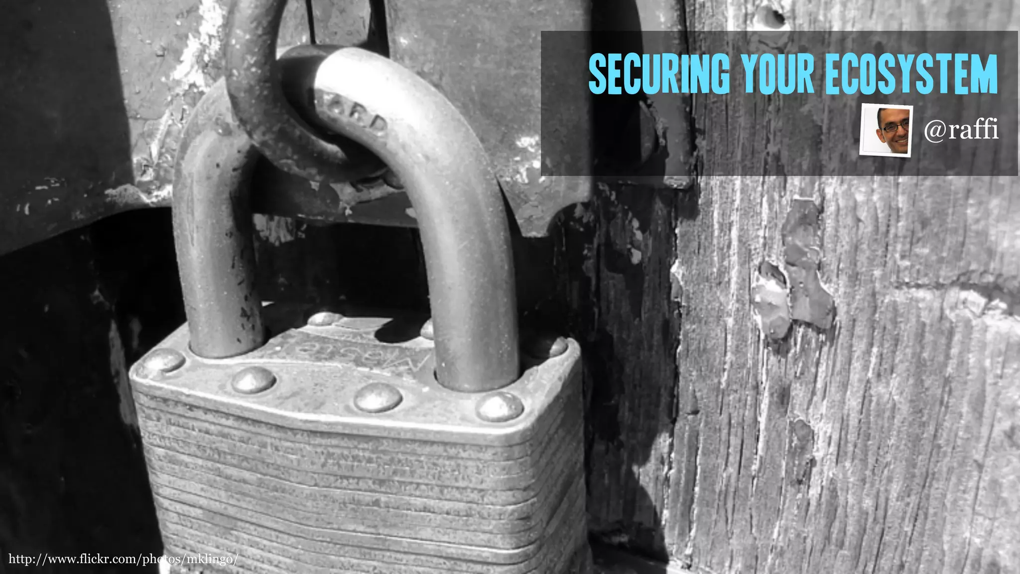 Securing Your Ecosystem (FOWA Las Vegas 2011) | PPT