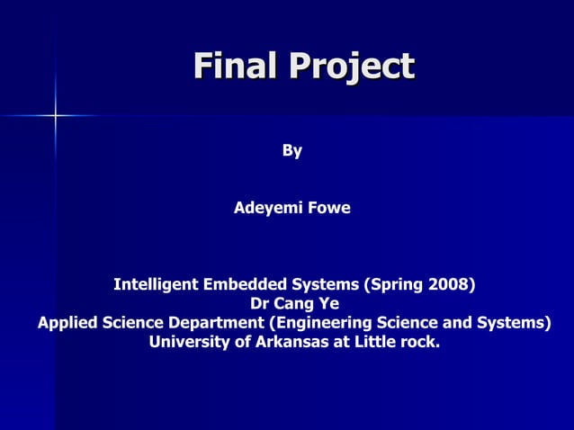 Intelligent Embedded Systems Robotics Ppt Computing Technology
