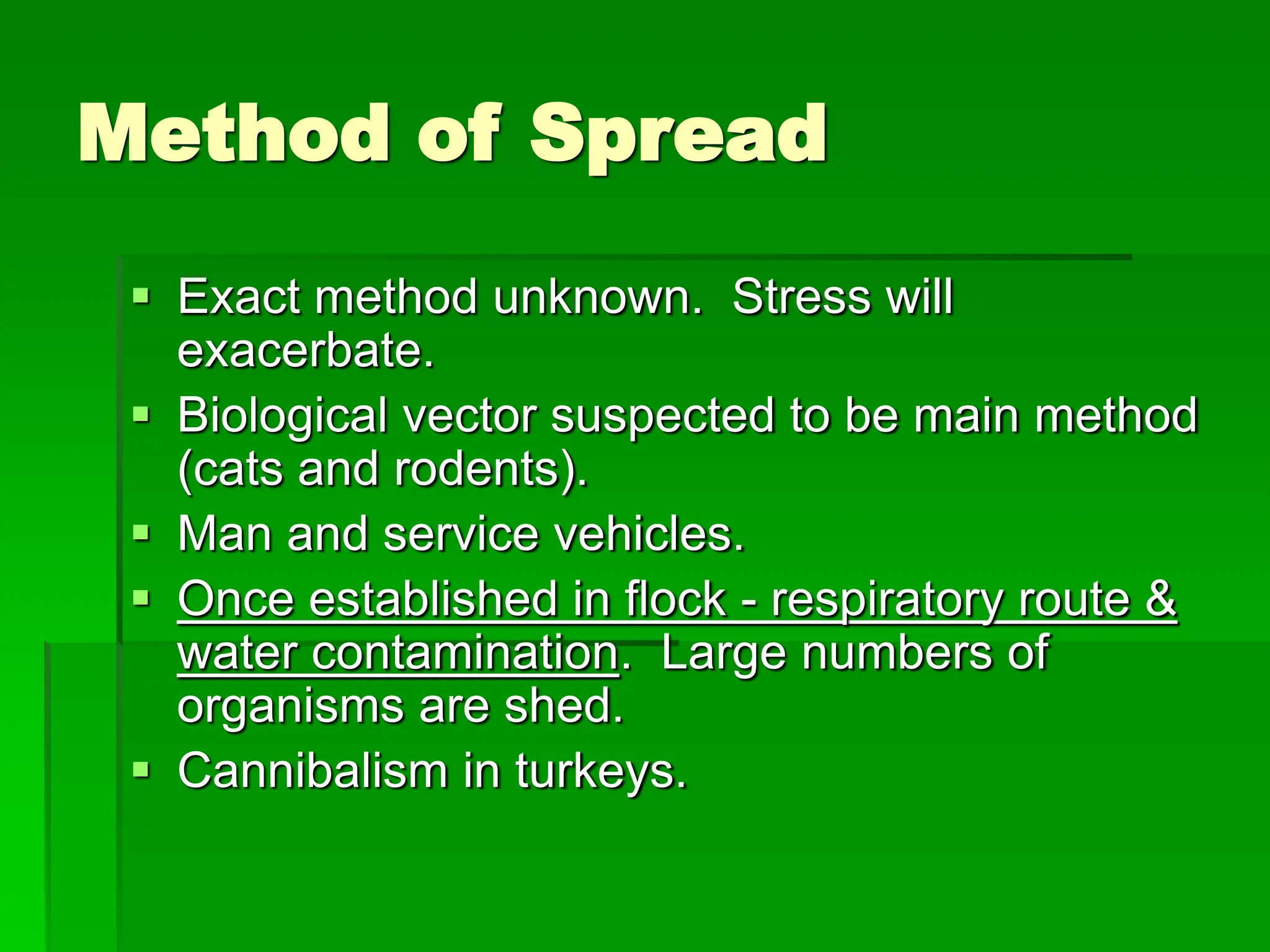 Fowl Cholera is acute infectious disease | PPT