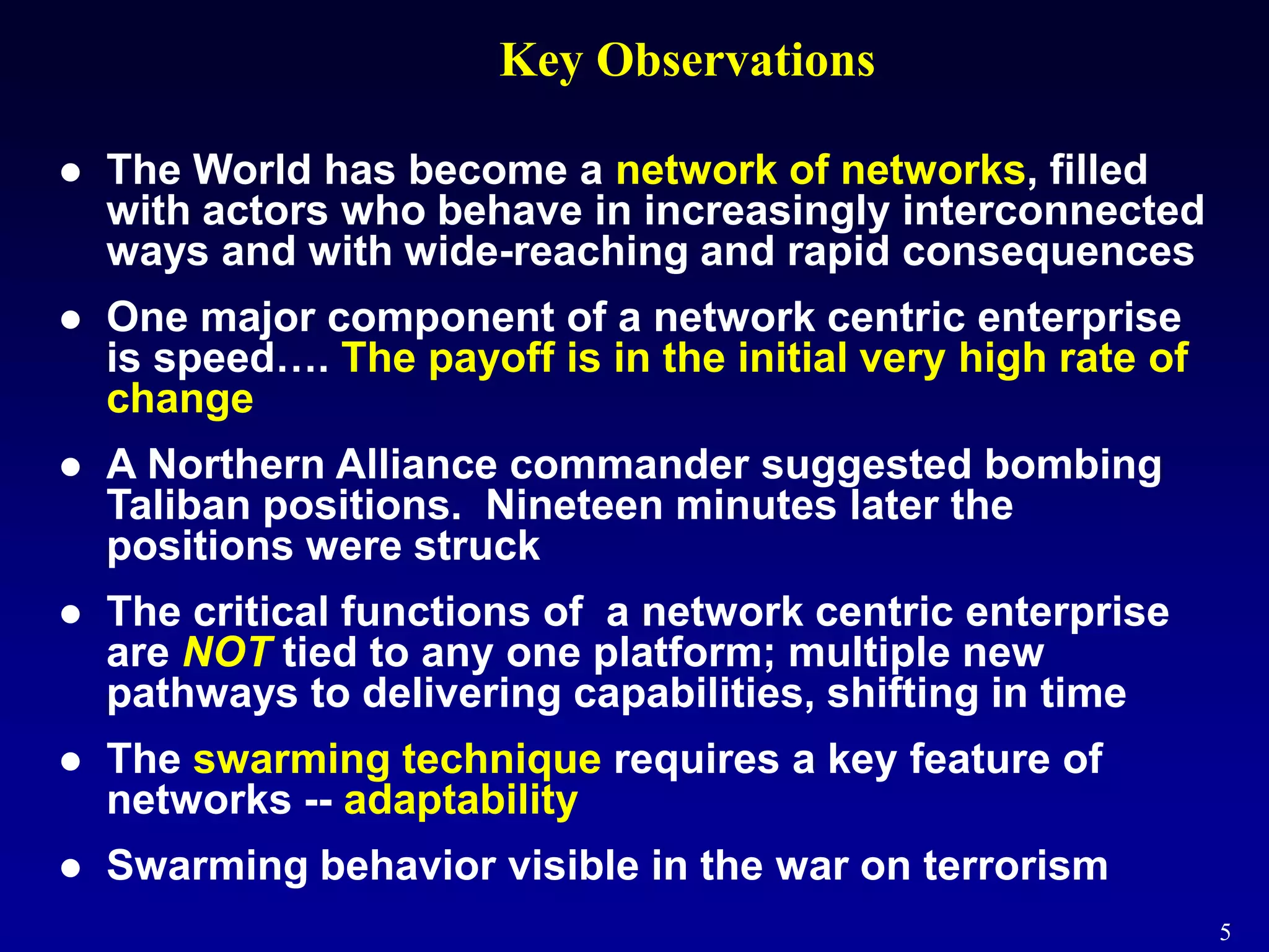 Network Centric Warfare | PPT