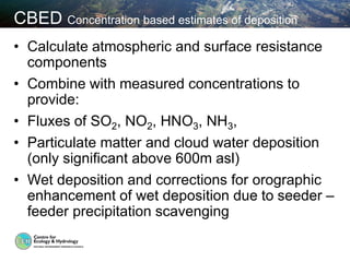 Modelling the Deposition of Pollutants on Habitats | PDF