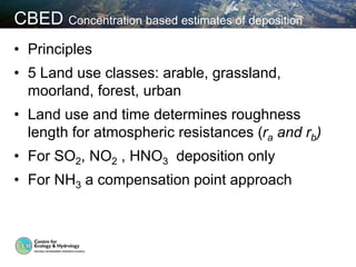Modelling the Deposition of Pollutants on Habitats | PDF