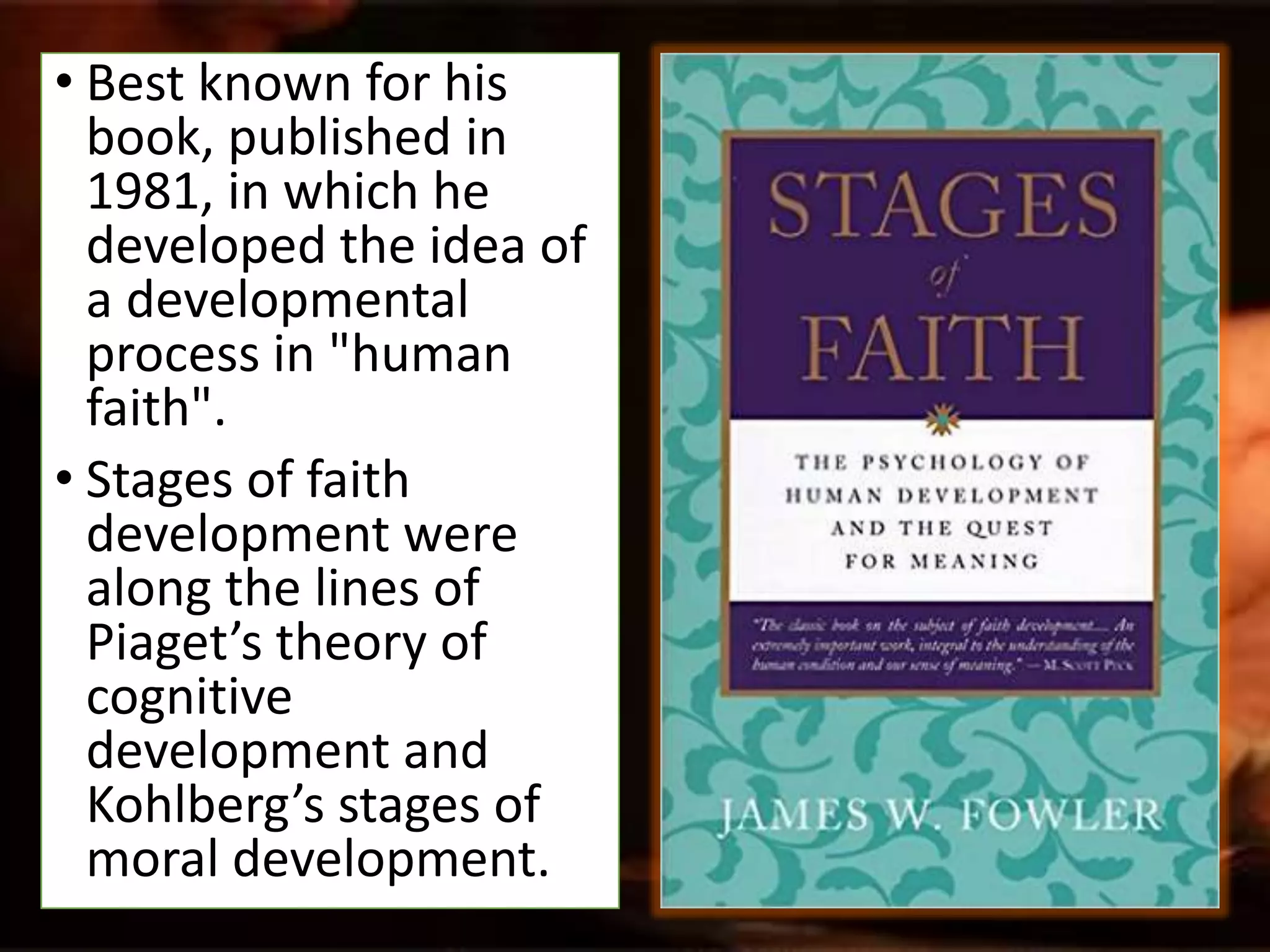 Fowler's spiritual development | PPTX