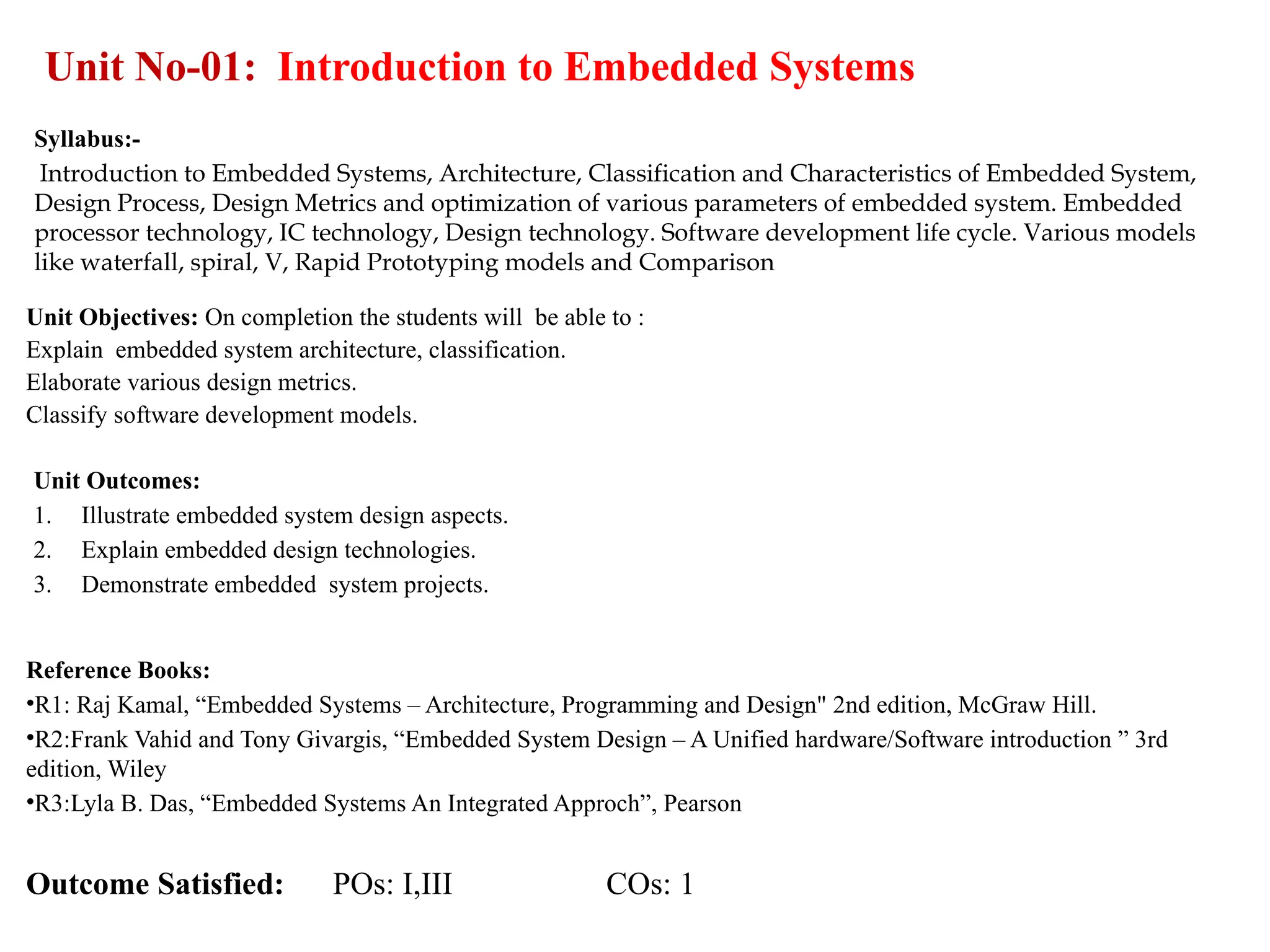 FOW_Unit I Introduction to ES & RTOS.pptx