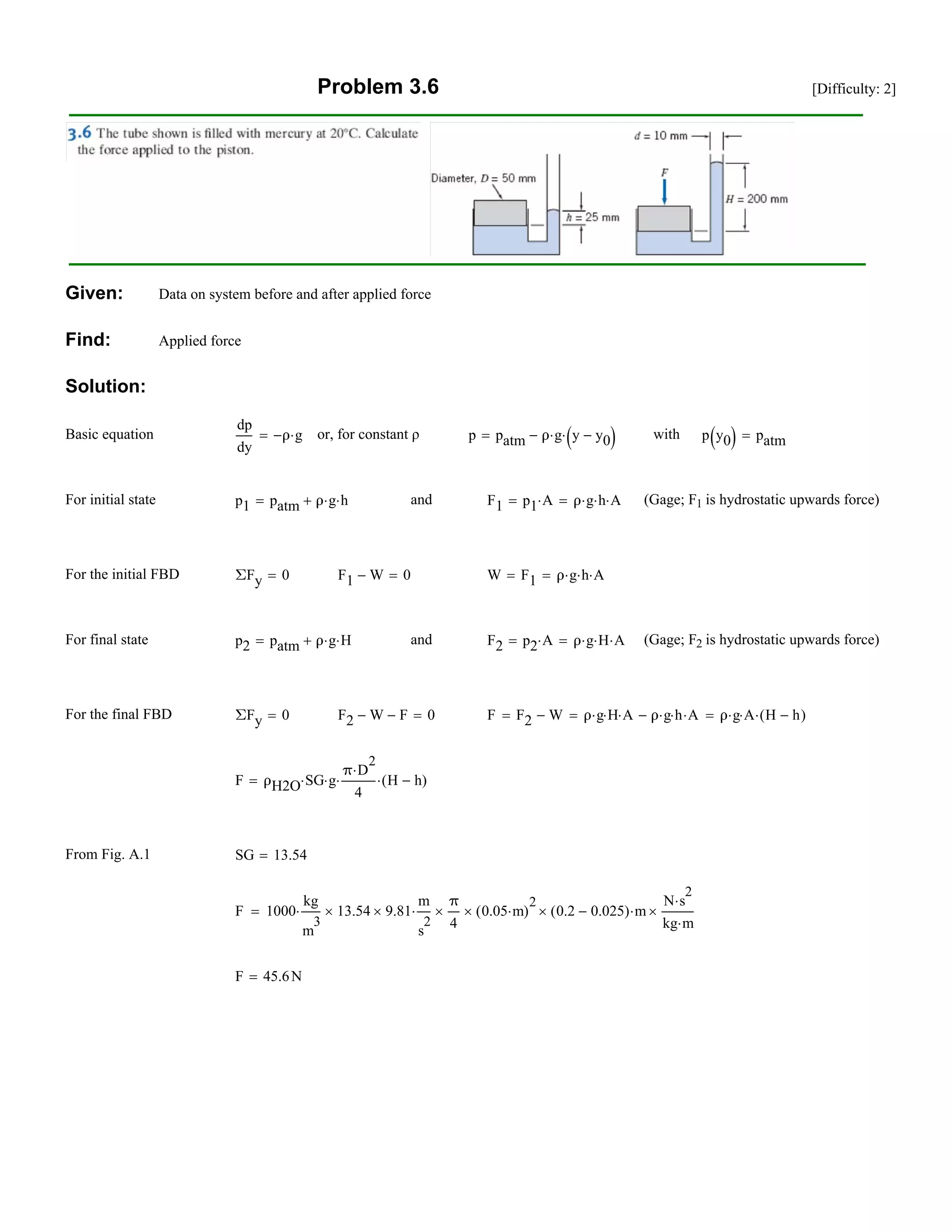 Fox and McDonalds Introduction to Fluid Mechanics 9th Edition Pritchard Solutions Manual | PDF ...