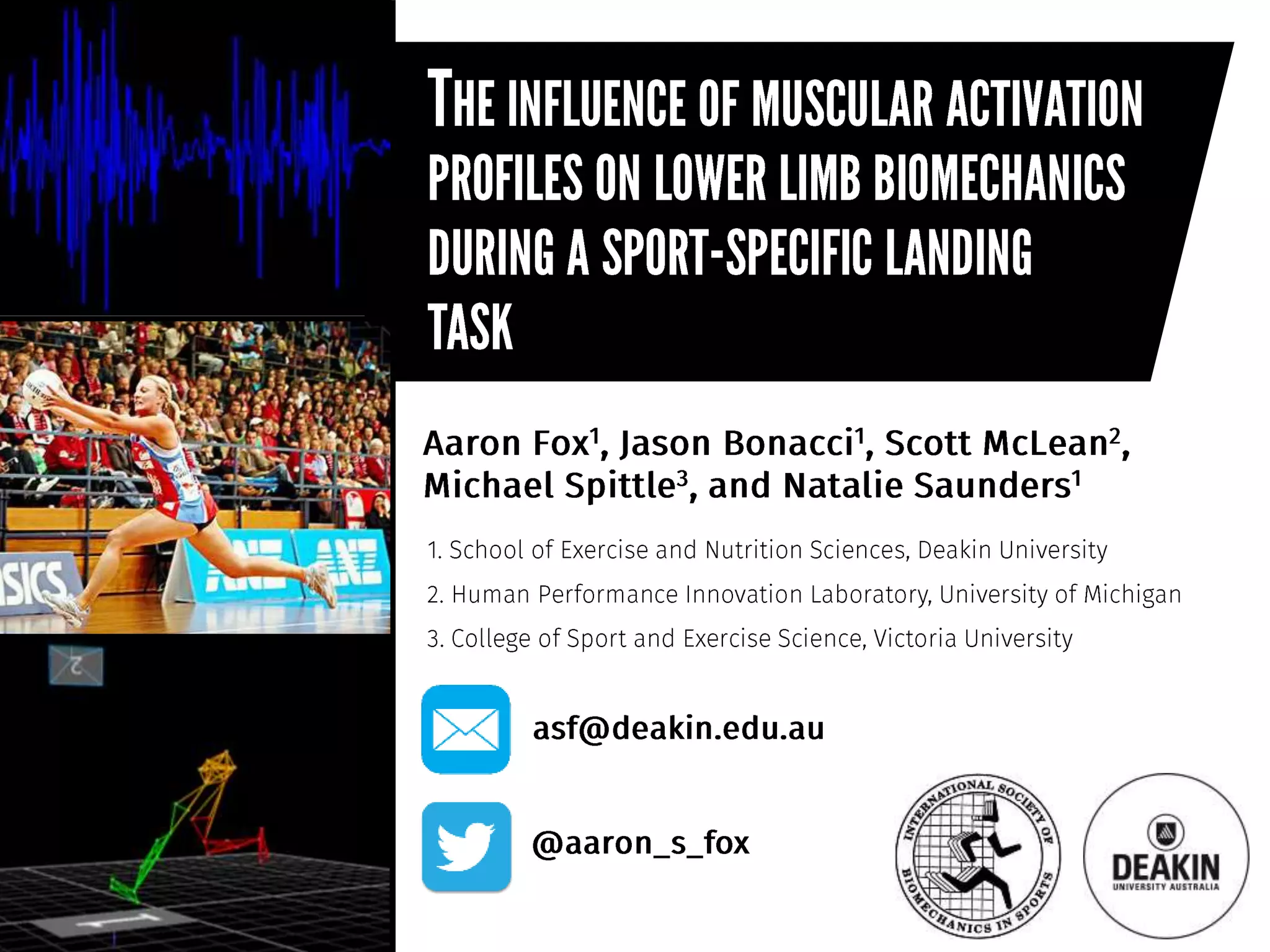 'The influence of muscular activation profiles on lower limb biomechanics during a sport ...