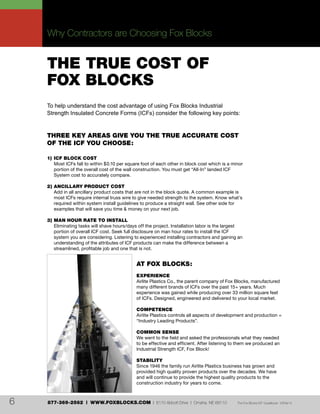 Fox Blocks ICF Guidebook | PDF