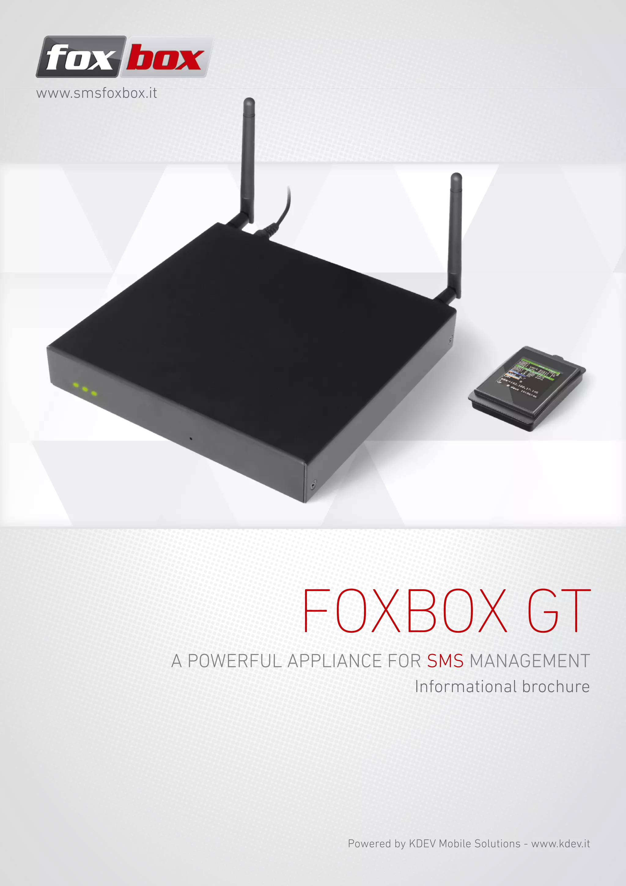 FoxBox GT brochure | PDF