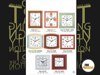 Fox brains wall clocks ppsx | PPSX