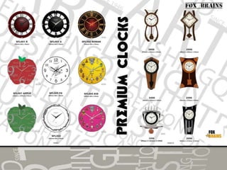 Fox brains wall clocks ppsx | PPSX